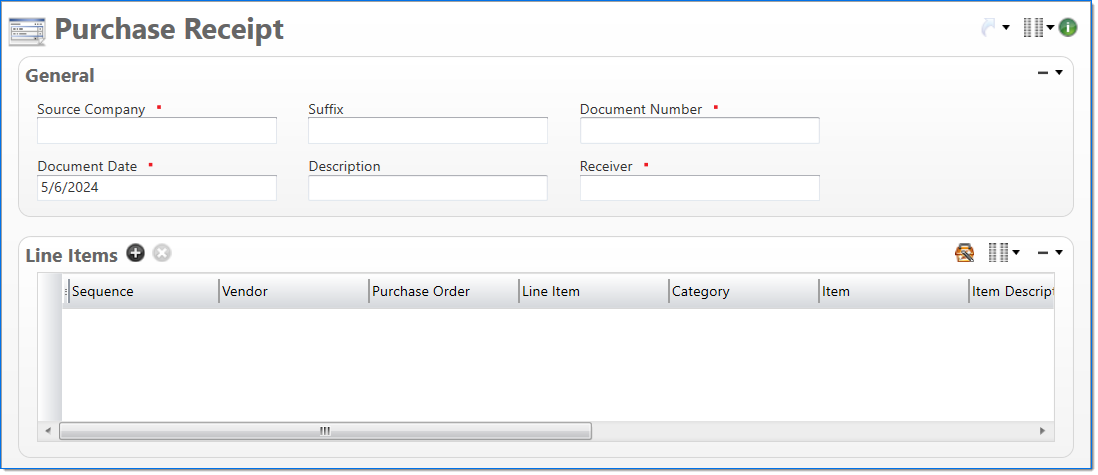 Purchase Receipt
